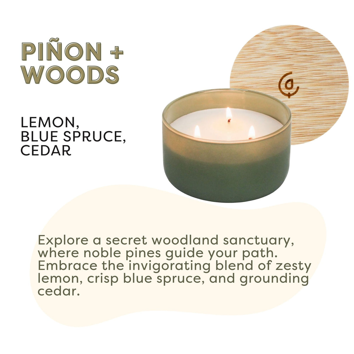 Piñon + Woods Resilience Series Soy Candle – Calyan Wax Co.